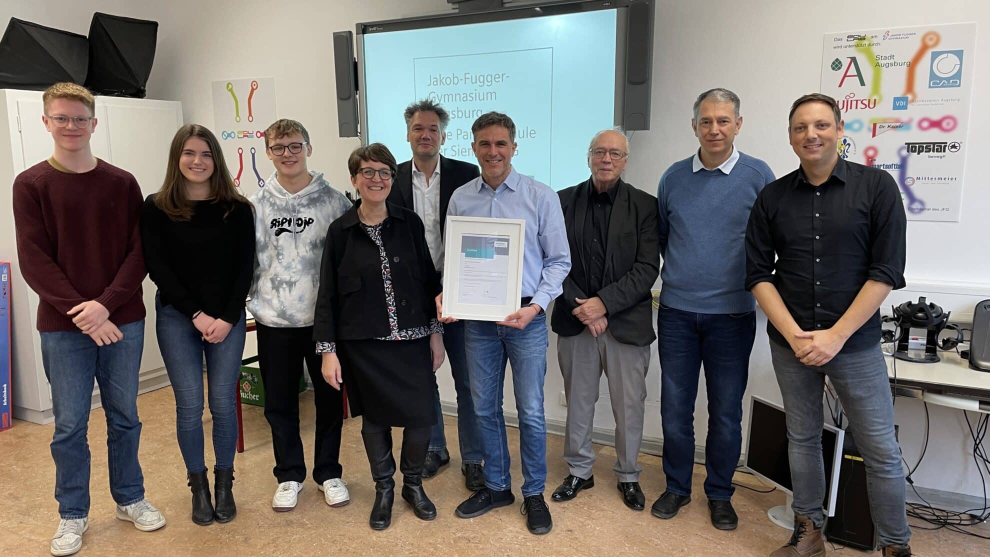 Siemens-Schulpartnerschaft geht in die Verlängerung – Jakob Fugger ...